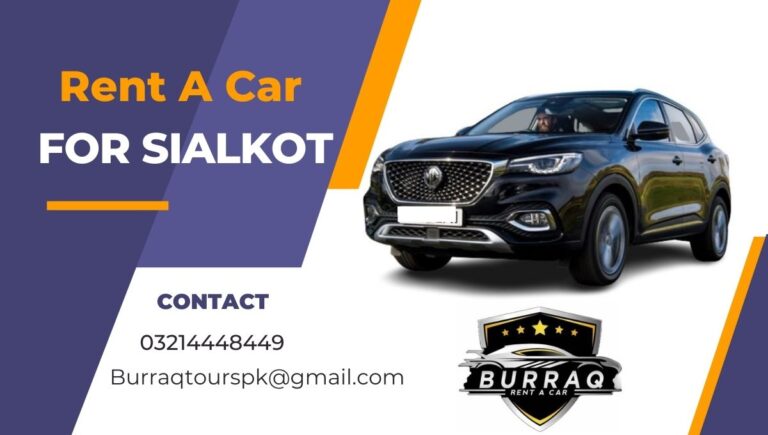 Rent a Car Sialkot |Car Rental Service With Driver |Book Now